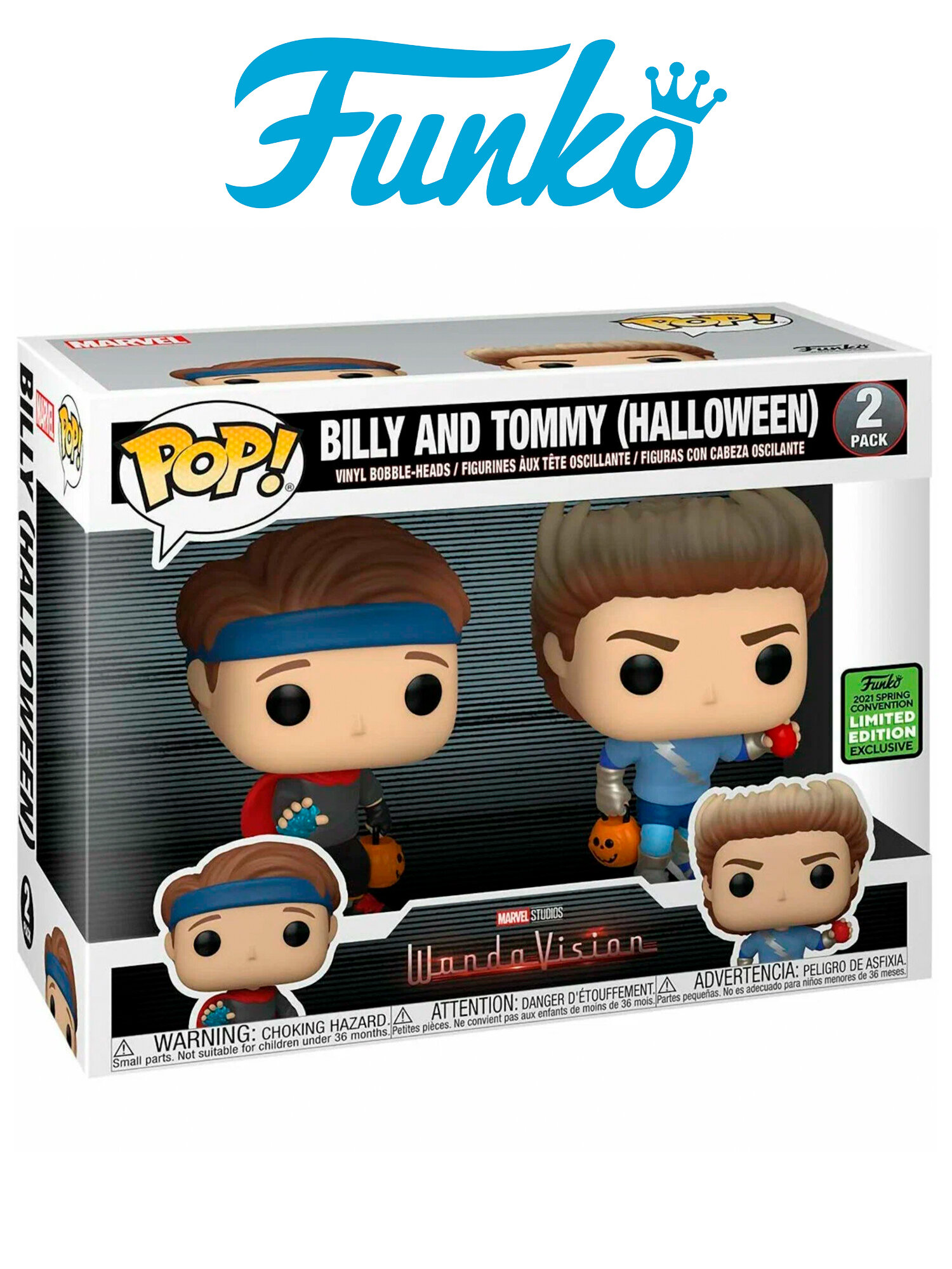 Фигурка Funko POP! Billy and Tommy (Halloween) 2 pack Marvel Wanda Wision