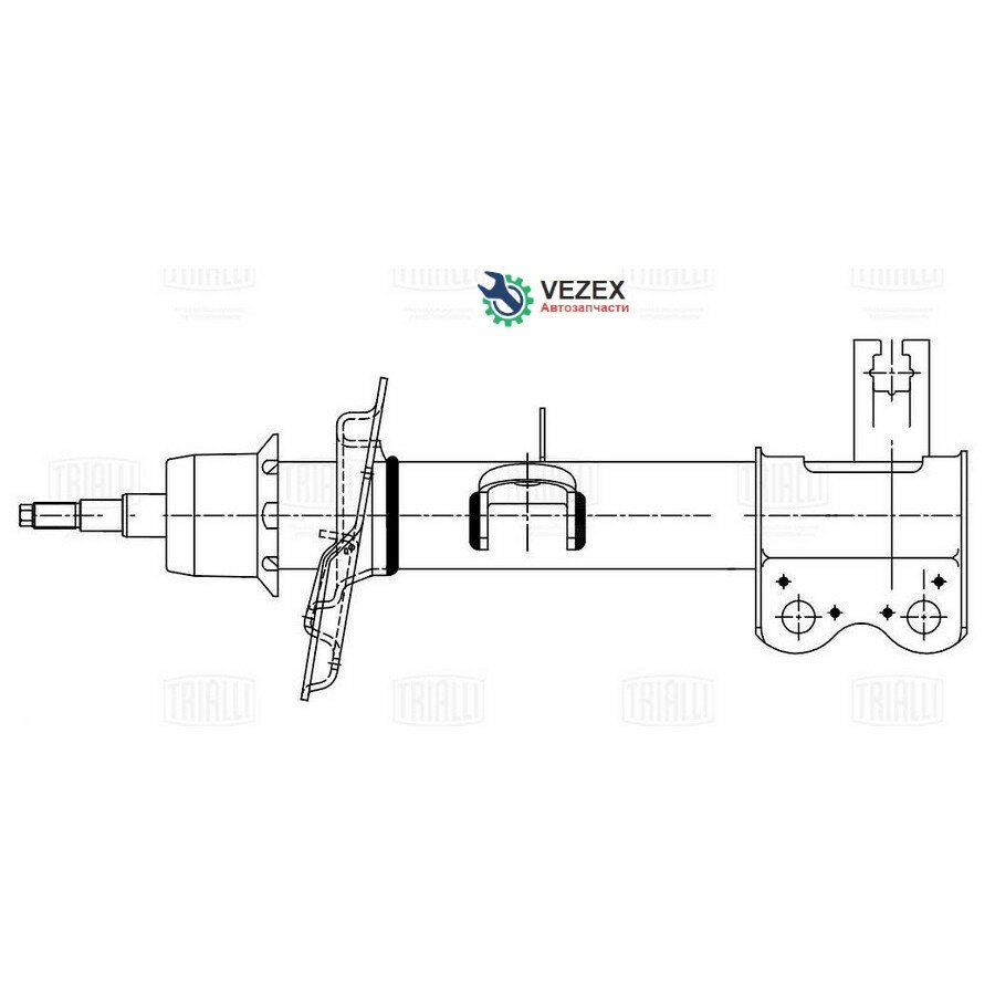 TRIALLI AG30107 Амортизатор для а/м Geely GS (16-) (стойка) пер. лев. (AG 30107)