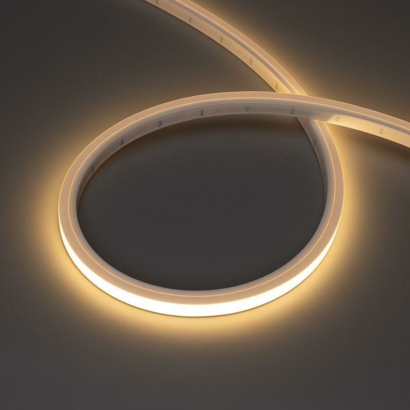 Лента светодиодная NOVA-TOP-PU-A120-16x15mm 24В Warm 3000К 10Вт/м IP68 wire x2 герметичная полиуретан (уп.5м) Arlight 050738