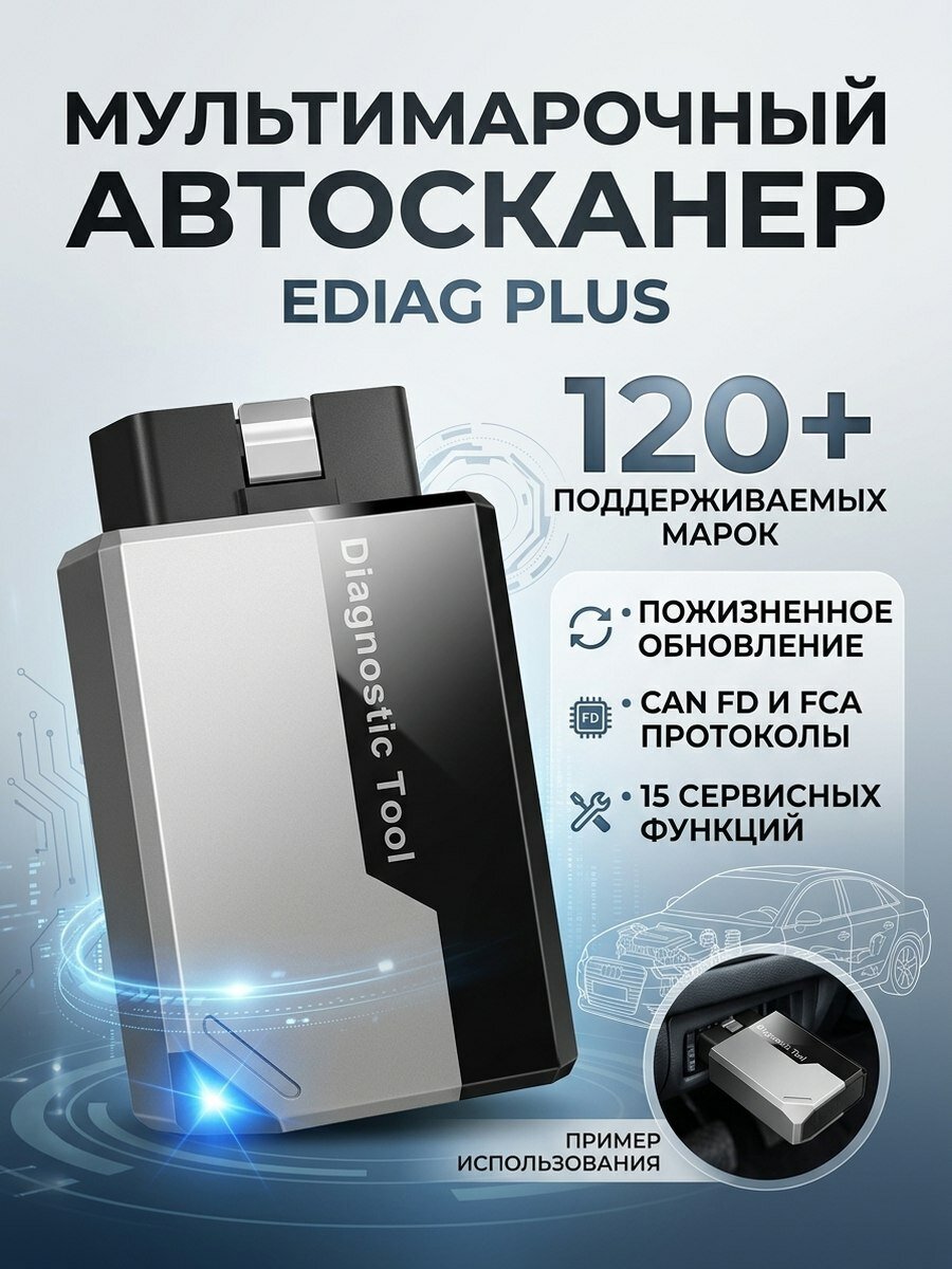 Автосканер EDIAG ELIT