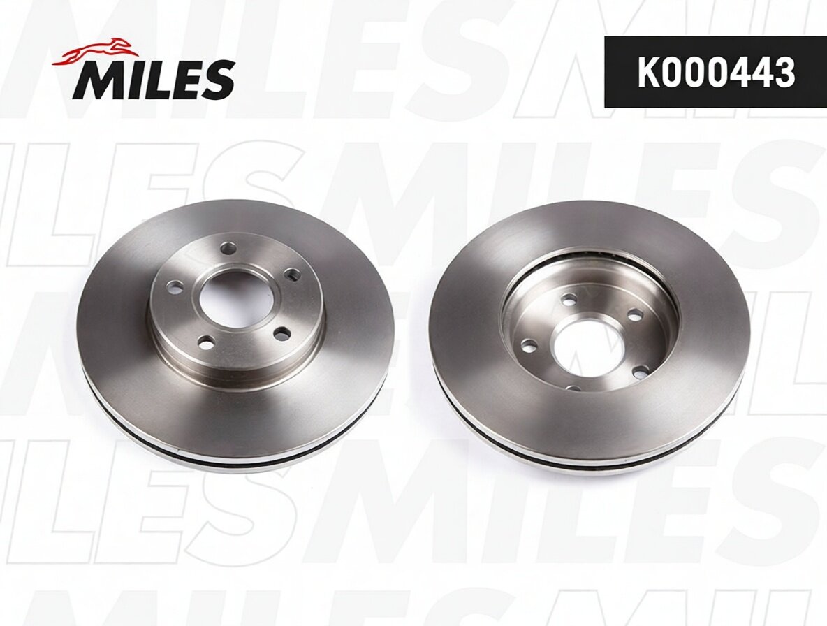 Диск тормозной передний Miles K000443