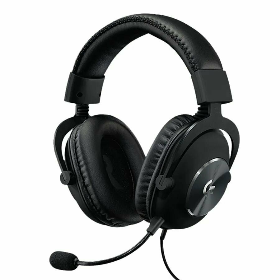 Игровые наушники проводные logitech G PRO X, черный
