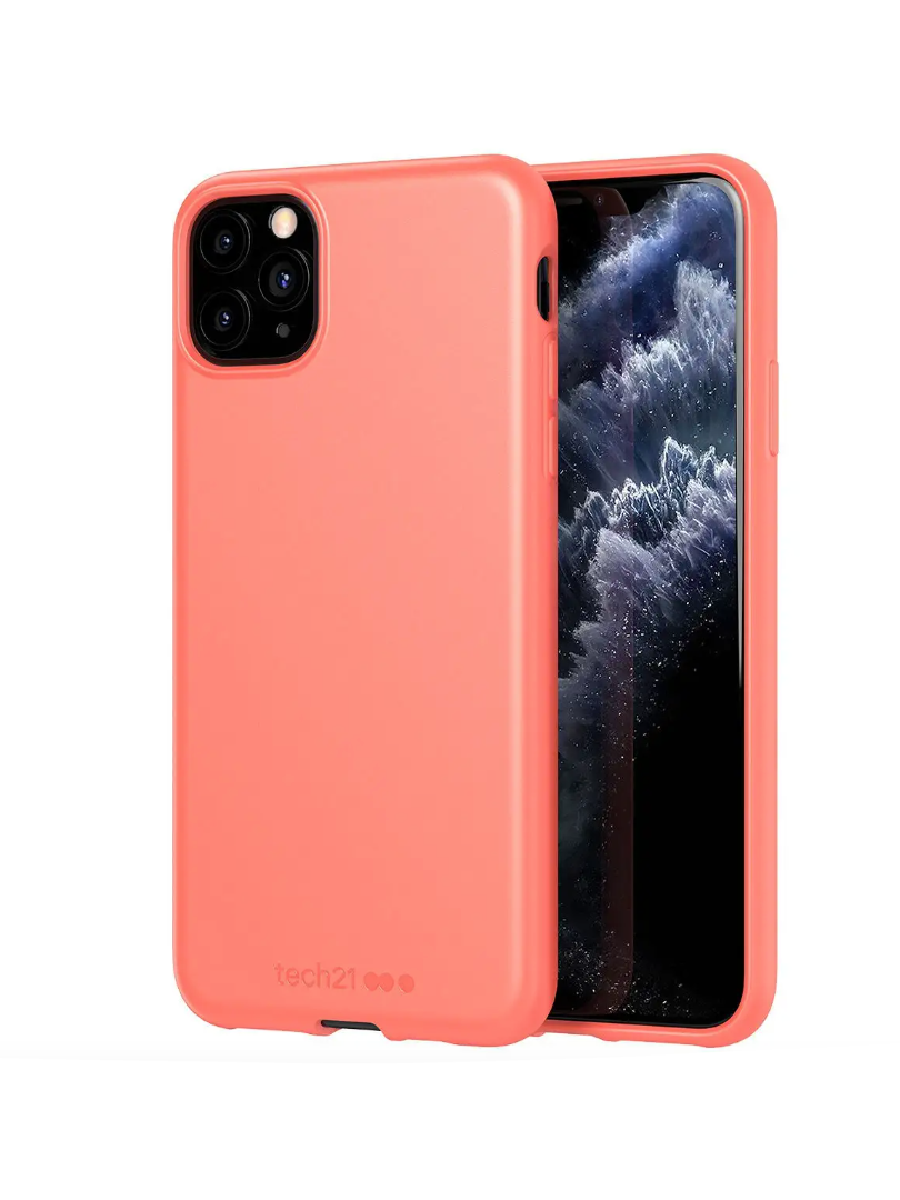 Защитный чехол на iPhone 11 PRO Tech21 Studio Color коралловый