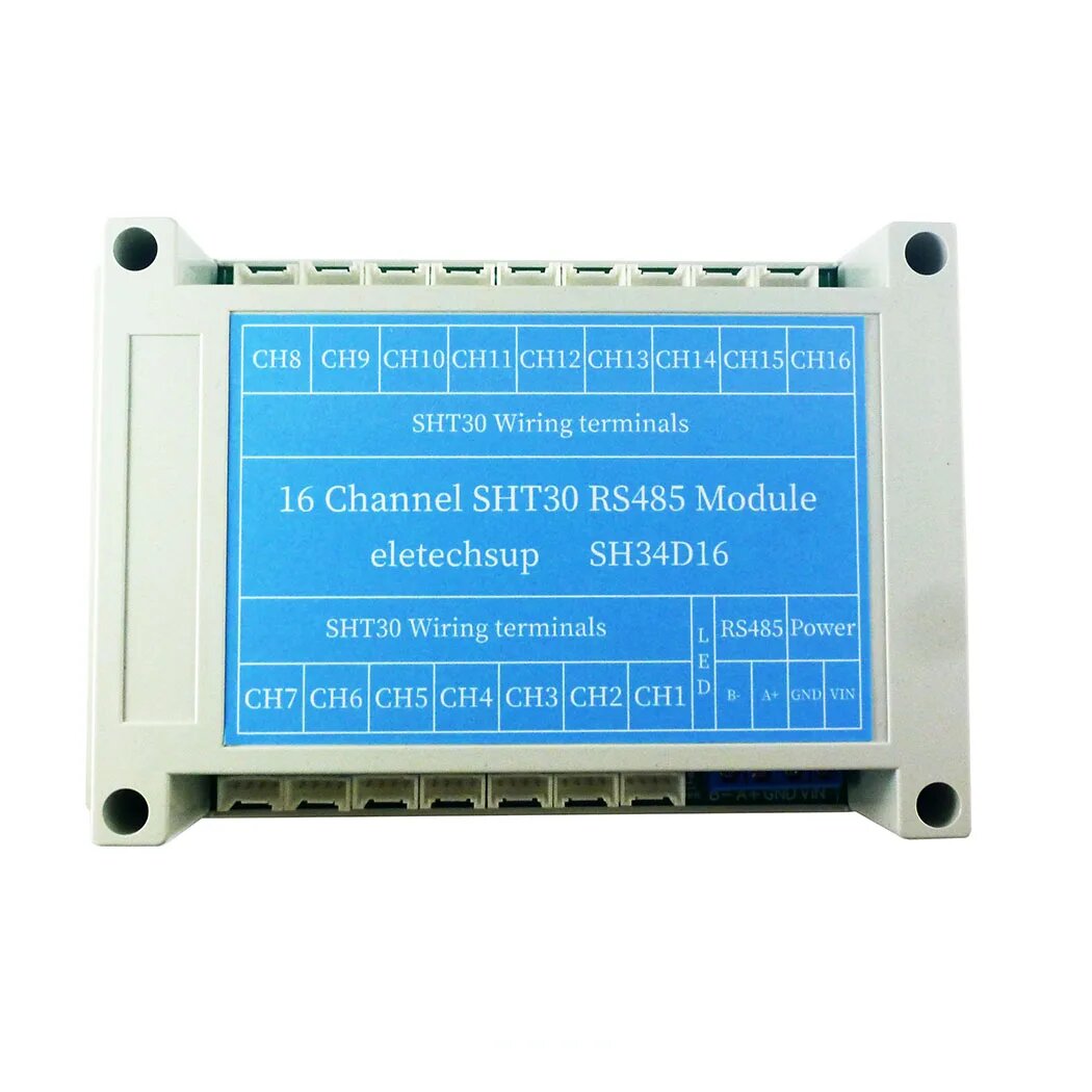 Конвертер DC/DC eletechsup SH34D16 16CH для температуры и влажности Mother board
