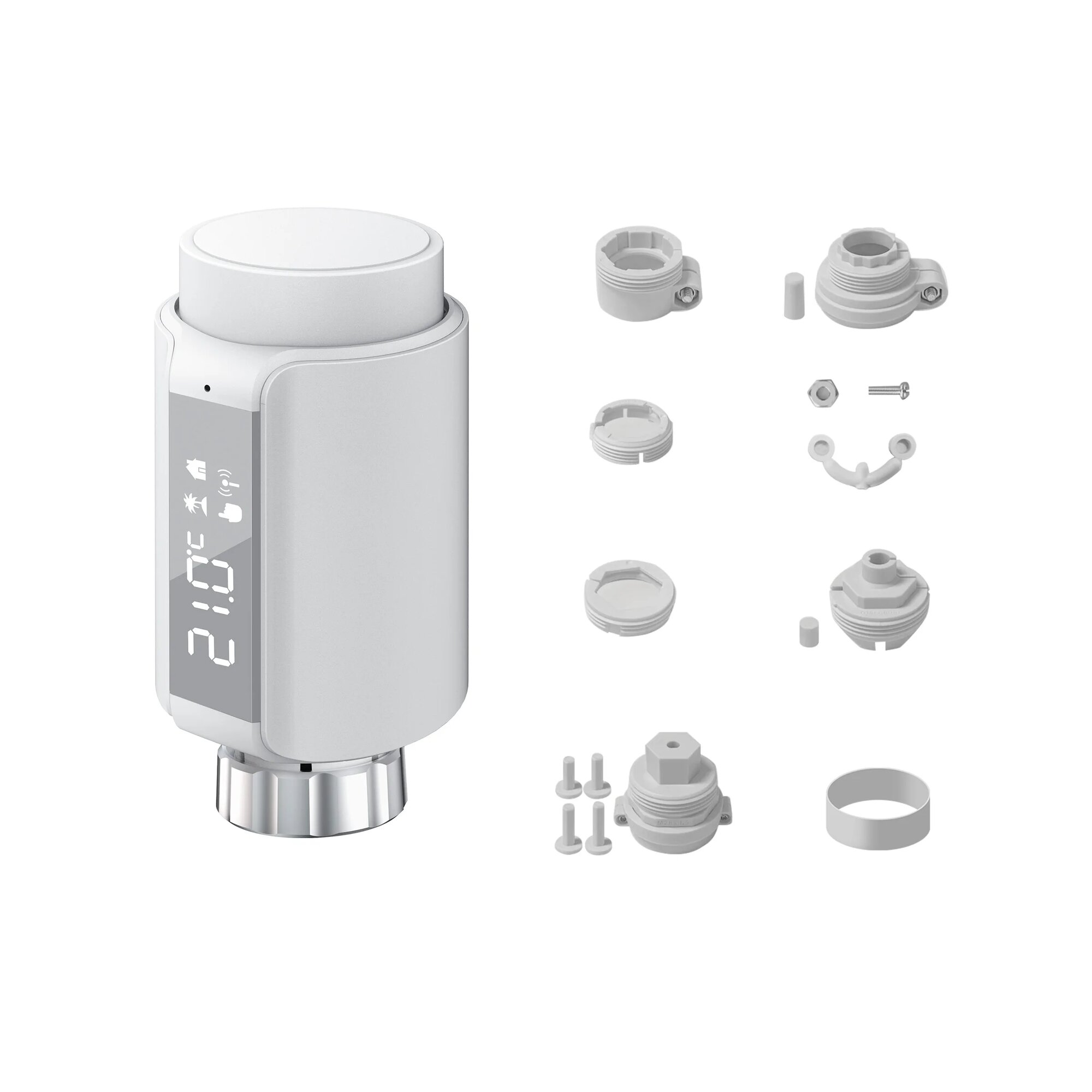 GIRIER TRV ZigBee термостатический клапан радиатора, Цвет: 1 Pc