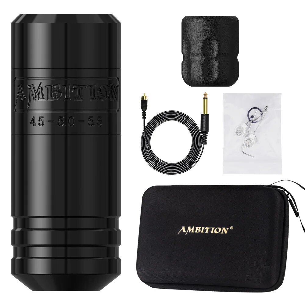 Тату-машинка Ambition Torped 36 black, 4.5-5.0-5.5 мм
