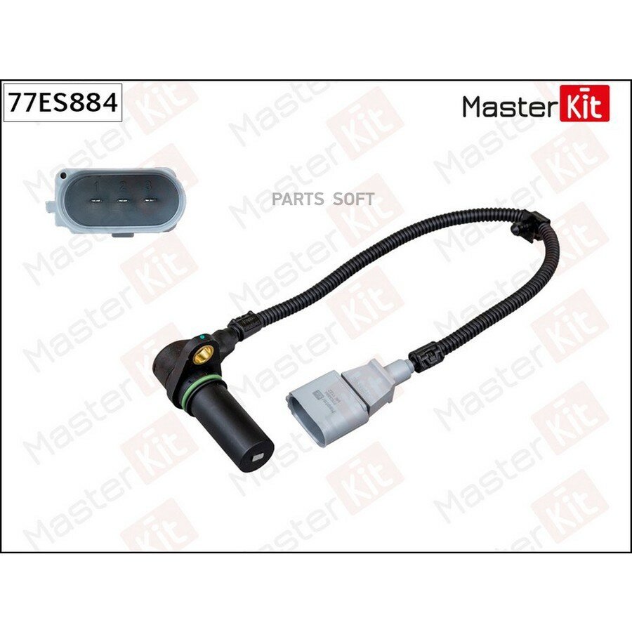 MASTERKIT 77ES884 Датчик, положение коленвала VW T5 2.5TDi 03-09 77ES884
