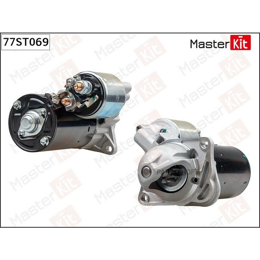 MASTERKIT 77ST069 Стартер Chevrolet Aveo(T300) 11-, Opel Astra J, Corsa D(S07), Mokka X(J13) 06- (1,1kW)