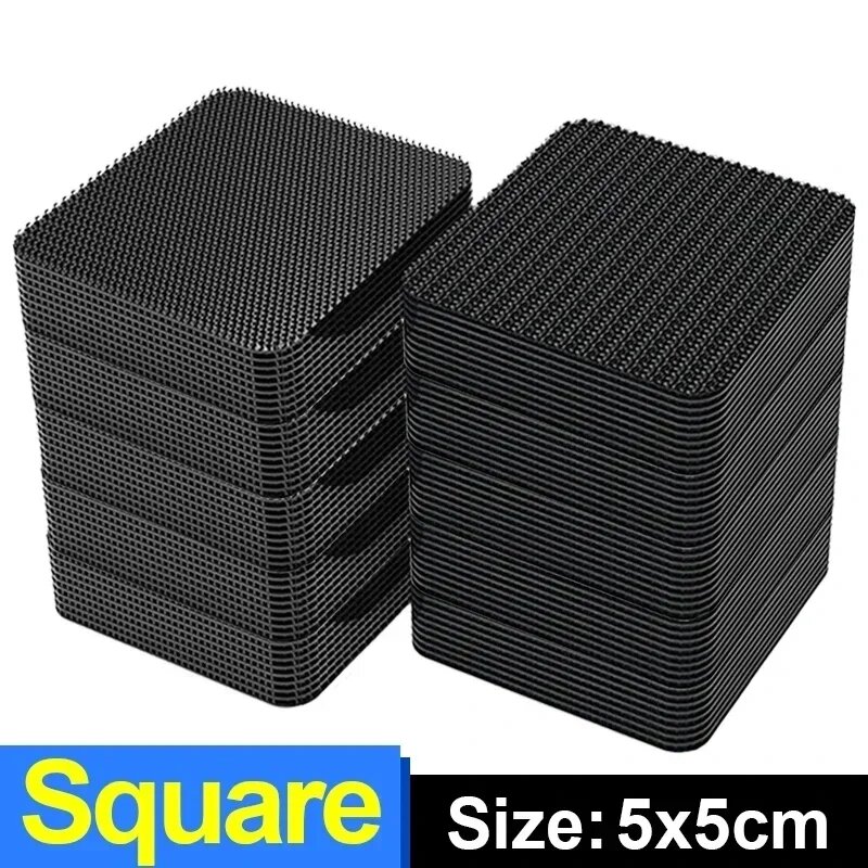 Двусторонний липучка для крепления ковров и организации кабелей 60PCS-(30 Pairs), 5x5cm
