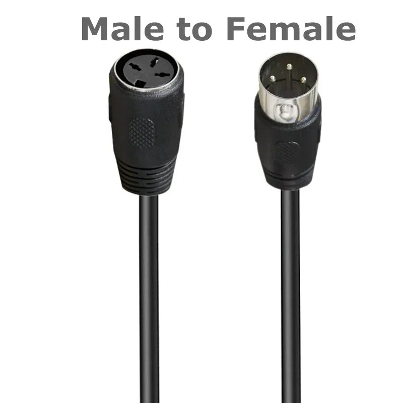 Адаптер DIN Male to Female, 0.5m, M-F