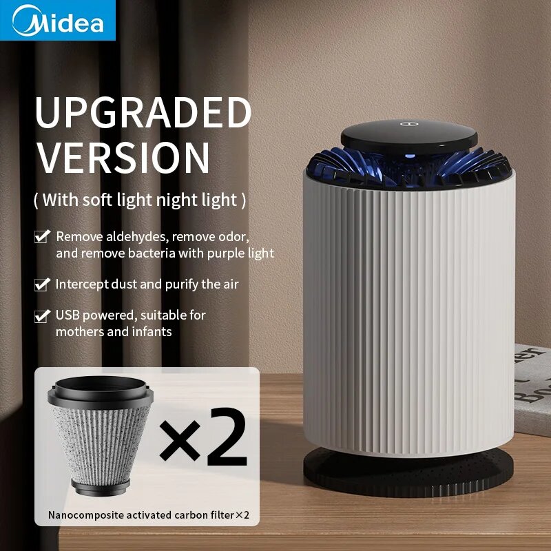 Midea Очиститель воздуха настольный Upgraded version