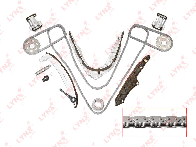LYNXauto Комплект цепи ГРМ для BMW X5 (E53) 00-06 M62B44, M62B46