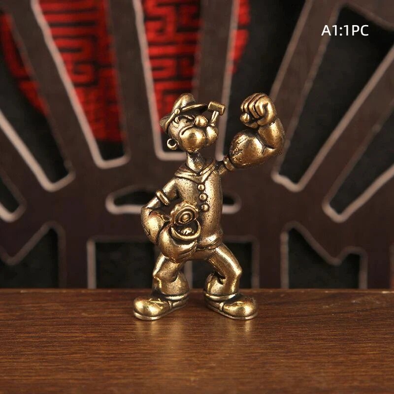 Фигурка Попай из латуни, 1pc