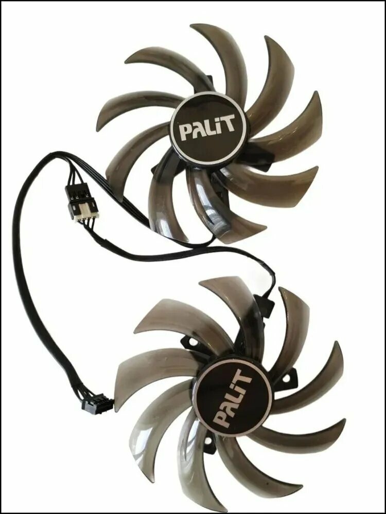 Кулеры для видеокарт Palit Dual GTX 1000 Series. GA91S2U, 86мм, 4pin, точная замена, восстановление охлаждения