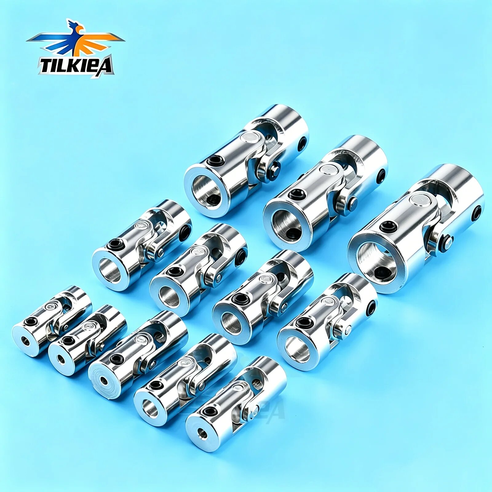 Карданные шарниры TILKIEA 2-12 мм, Цвет: 10mm to 10mm