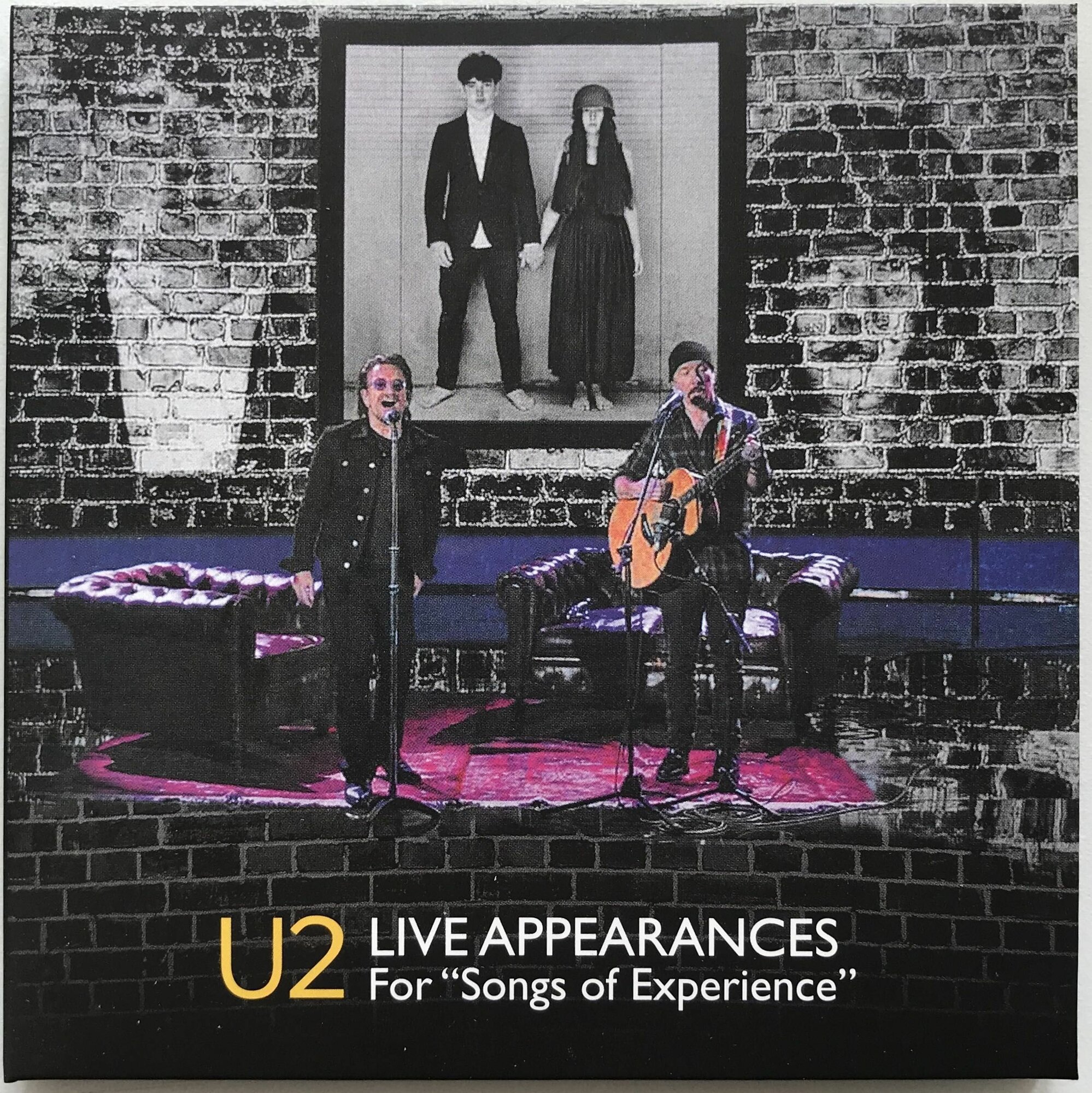 U2 LIVE APPEARANCES 2018 for Songs Of Experience CD/DVD set (компакт диск)