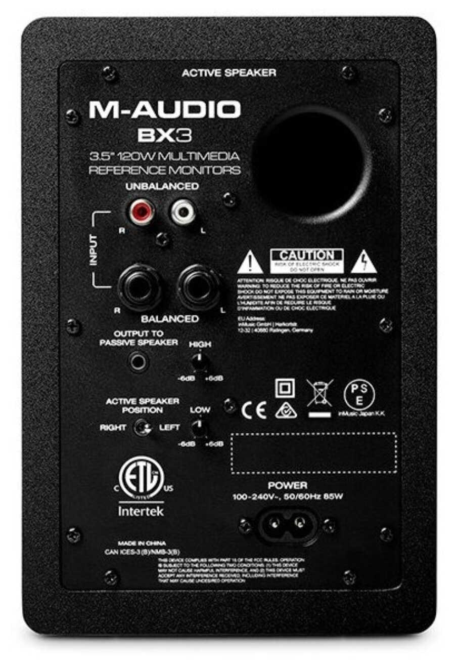 Студийные мониторы M-Audio BX3 (пара) — фото 1