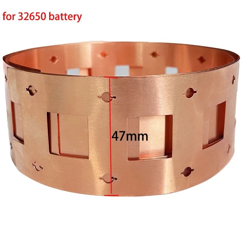 Медная полоса SAGOMIGEN для аккумулятора 32650/32700 0.2x34.5mm 1M, 0.2x47mm