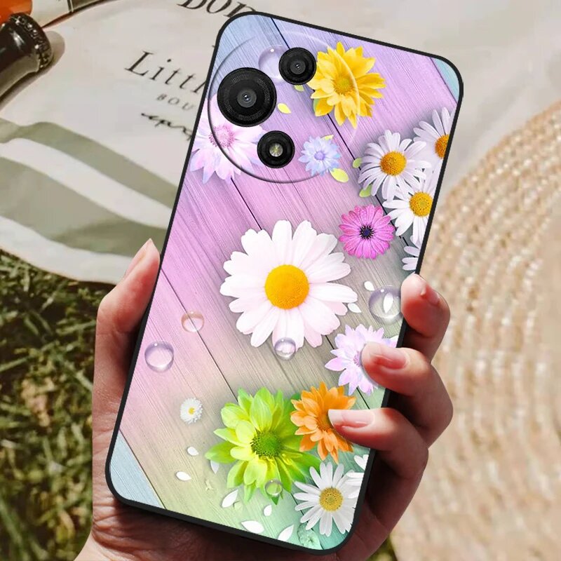 Чехлы для TCL 60 SE NxtPaper 5G Мягкий чехол с милым принтом кота Силиконовый чехол для TCL 60SE 27