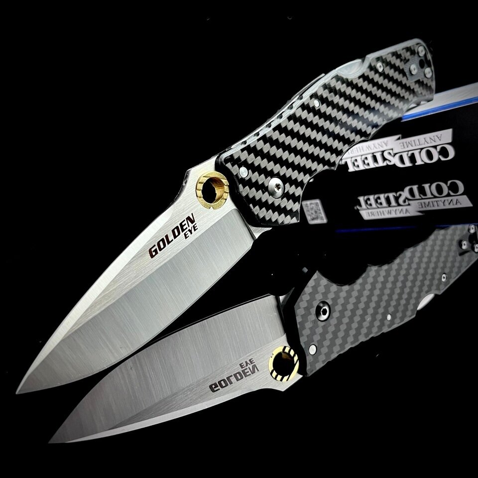 Складной нож Cold Steel Goldeneye Elite 62QCFB S35V зеленый/черный