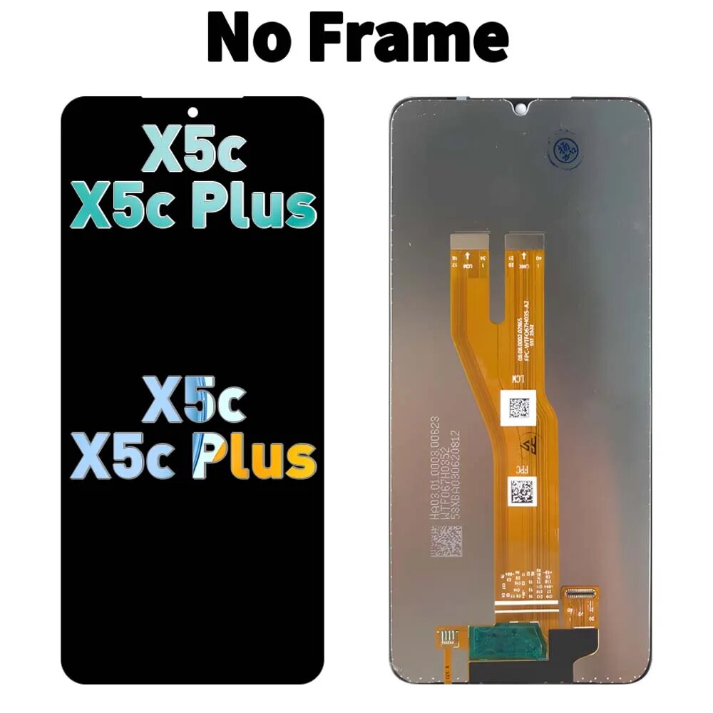 6,74-дюймовый ЖК-дисплей хорошего качества для Honor X5c X5c Plus 4G, сенсорный NLA-LX1 No Frame