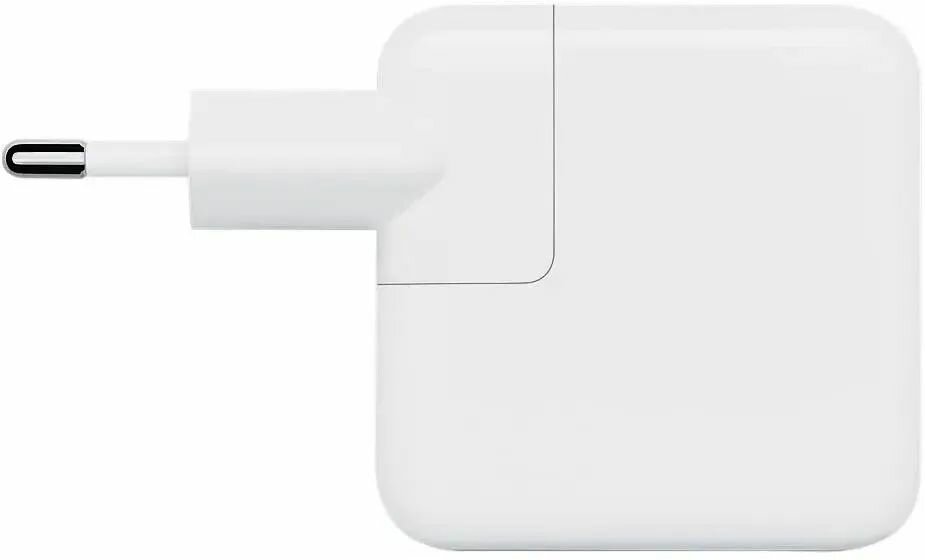 Зарядное устройство для телефона Apple A2164, USB Type-C, 30W, белое (MW2G3ZM/A)