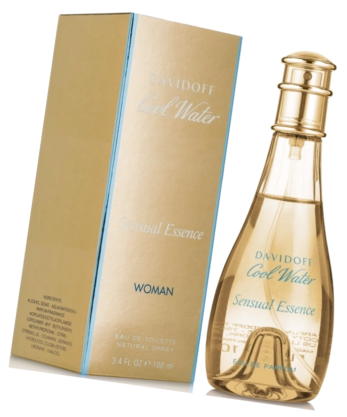 Давыдов Кул Ватер Сенсуал Эссенс - женский парфюм 100 мл / Davidoff Cool Water Sensual Essence