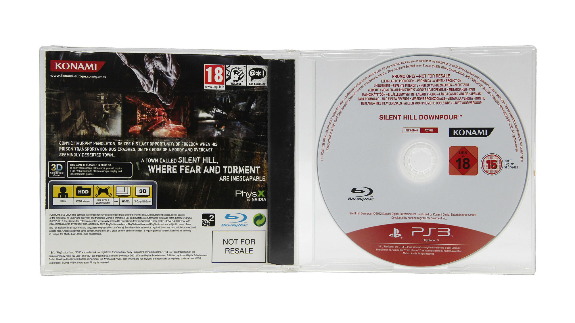 Silent Hill Downpour Promo Disk (PS3) — фото 1
