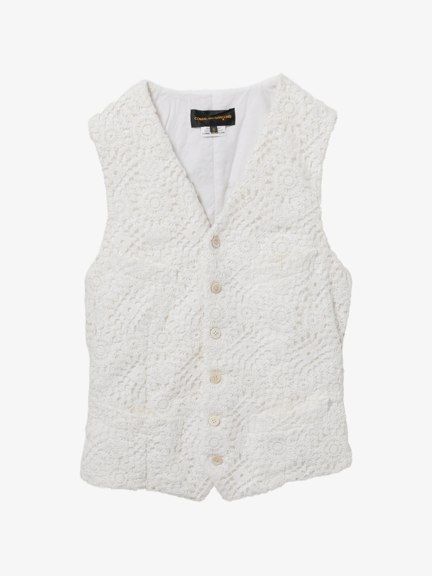 Жилет Floral-embroidered vest