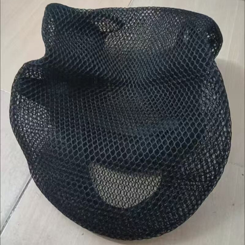 Чехол на сиденье для электромотоцикла, 3D сетка, нескользящий, дышащий, всесезонный, защита от солнца, черный