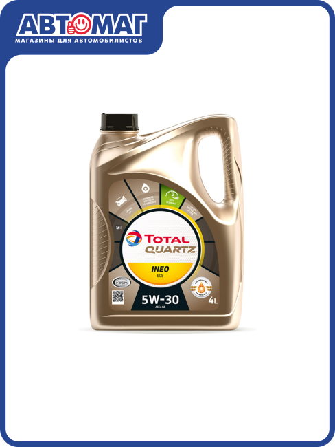 Моторное масло Total Quartz Ineo ECS 5W30 4л. (арт. 151510) TOTAL TOT-5W30INEO-4L