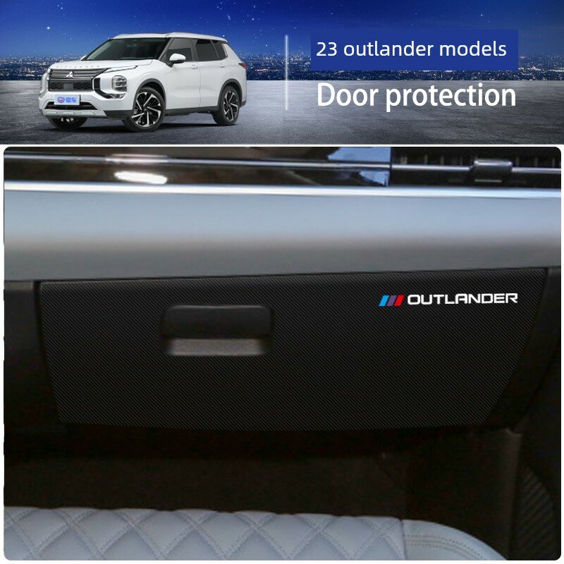 Коврик для перчаточного ящика Mitsubishi Outlander 2023 г. с карбоновым рисунком - 1 шт.