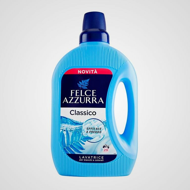 FELCE AZZURRA Original Washing Liquid Жидкое моющее средство для стирки белья Original 1,6 л