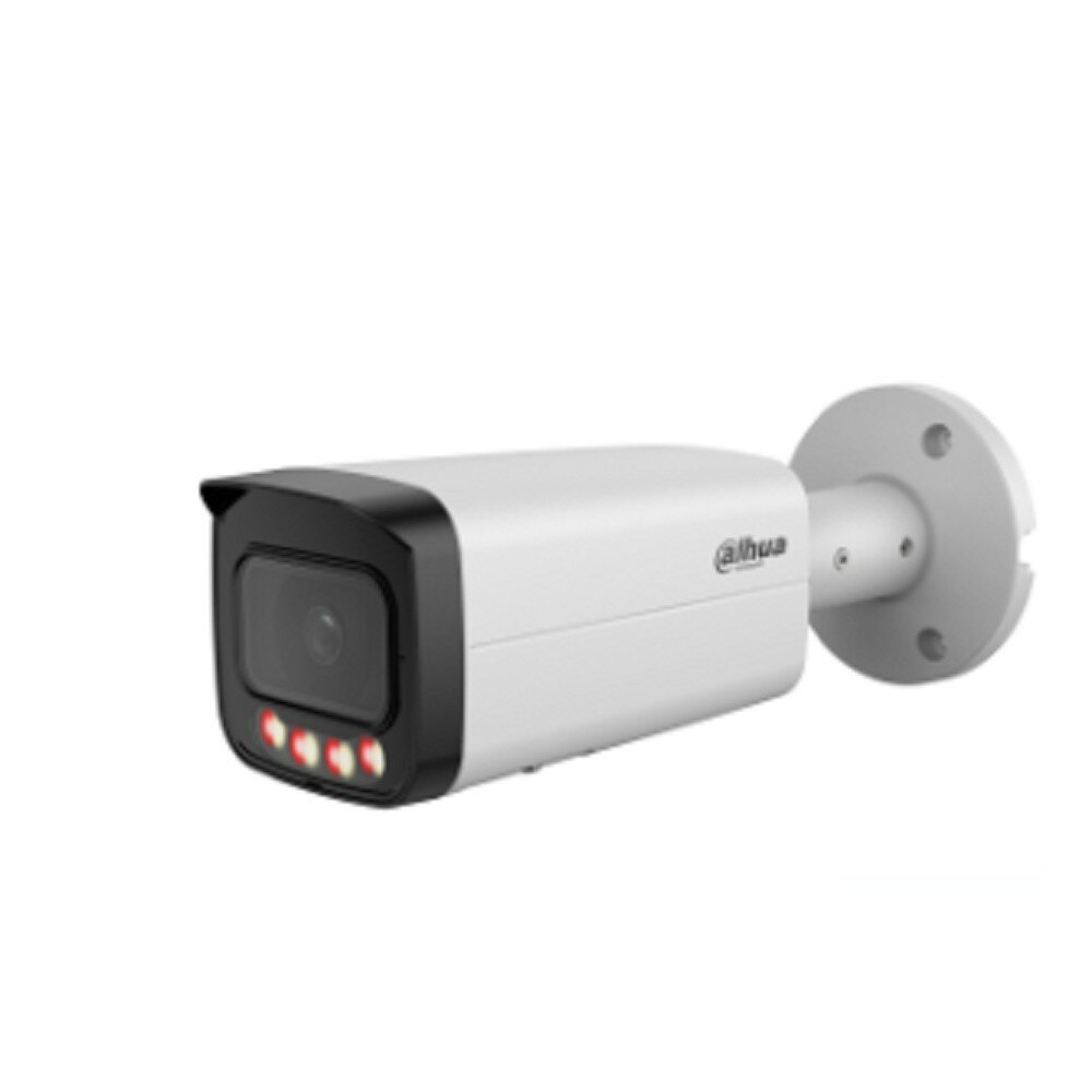 DAHUA Видеонаблюдение DH-IPC-HFW21249TP-S-IL-0280B Уличная цилиндрическая IP-видеокамера 12Мп; 1 2.5” CMOS.