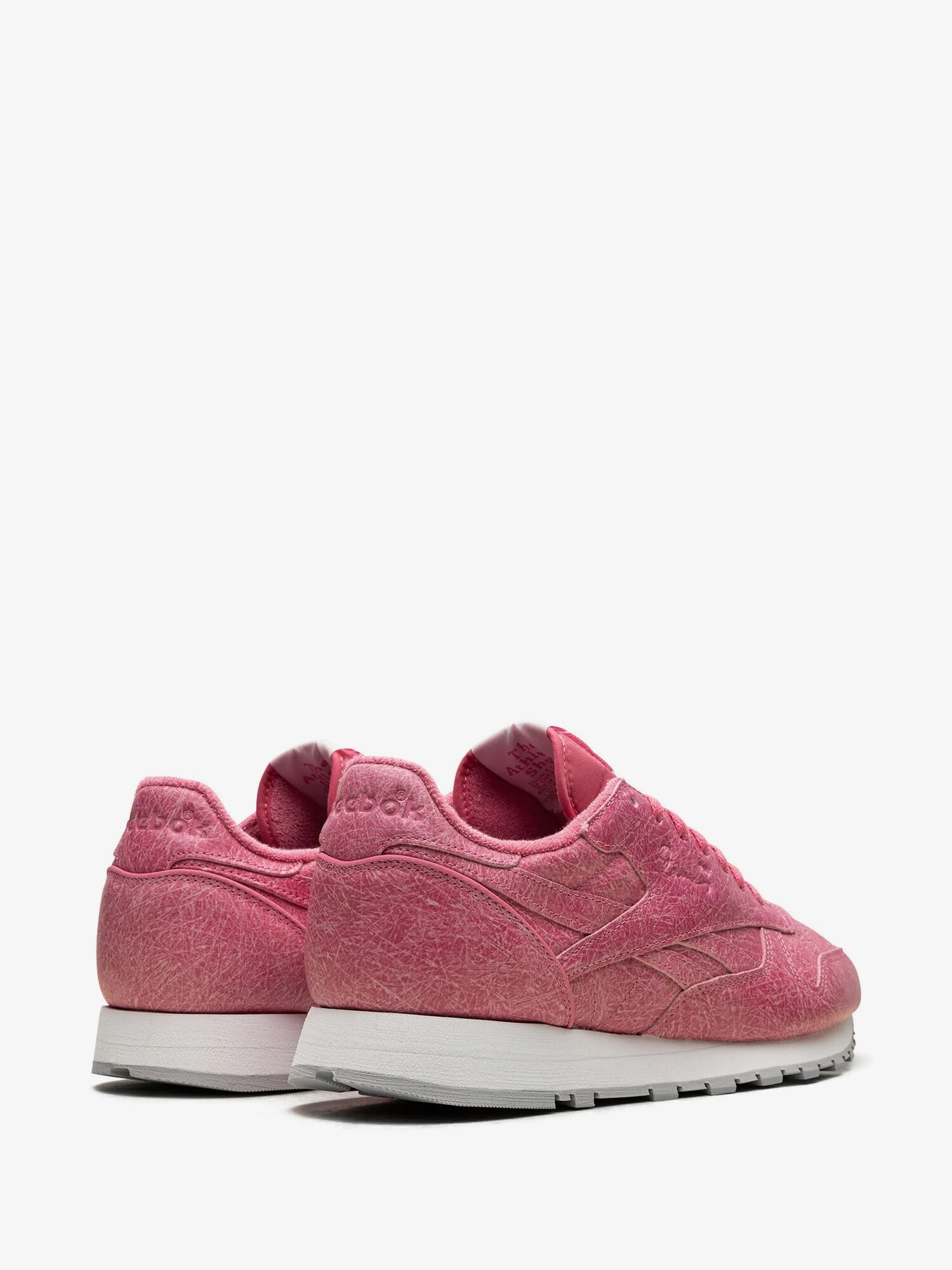 Кроссовки Reebok Classic Leather, размер 11 US, розовый — фото 1