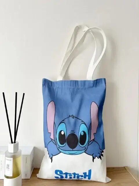Сумкатоут Disney Stitch, бренд MINISO, премиумаксессуар