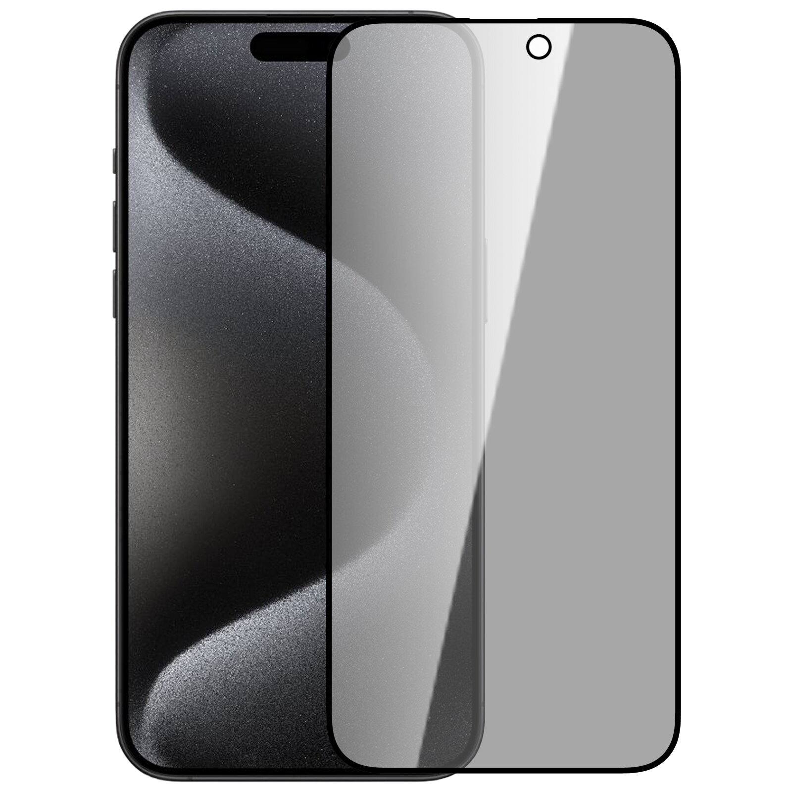 Стекло "Антишпион" от Nillkin для смартфона iPhone 15 Pro Max, серия Guardian Privacy Tempered Glass Screen Proetector