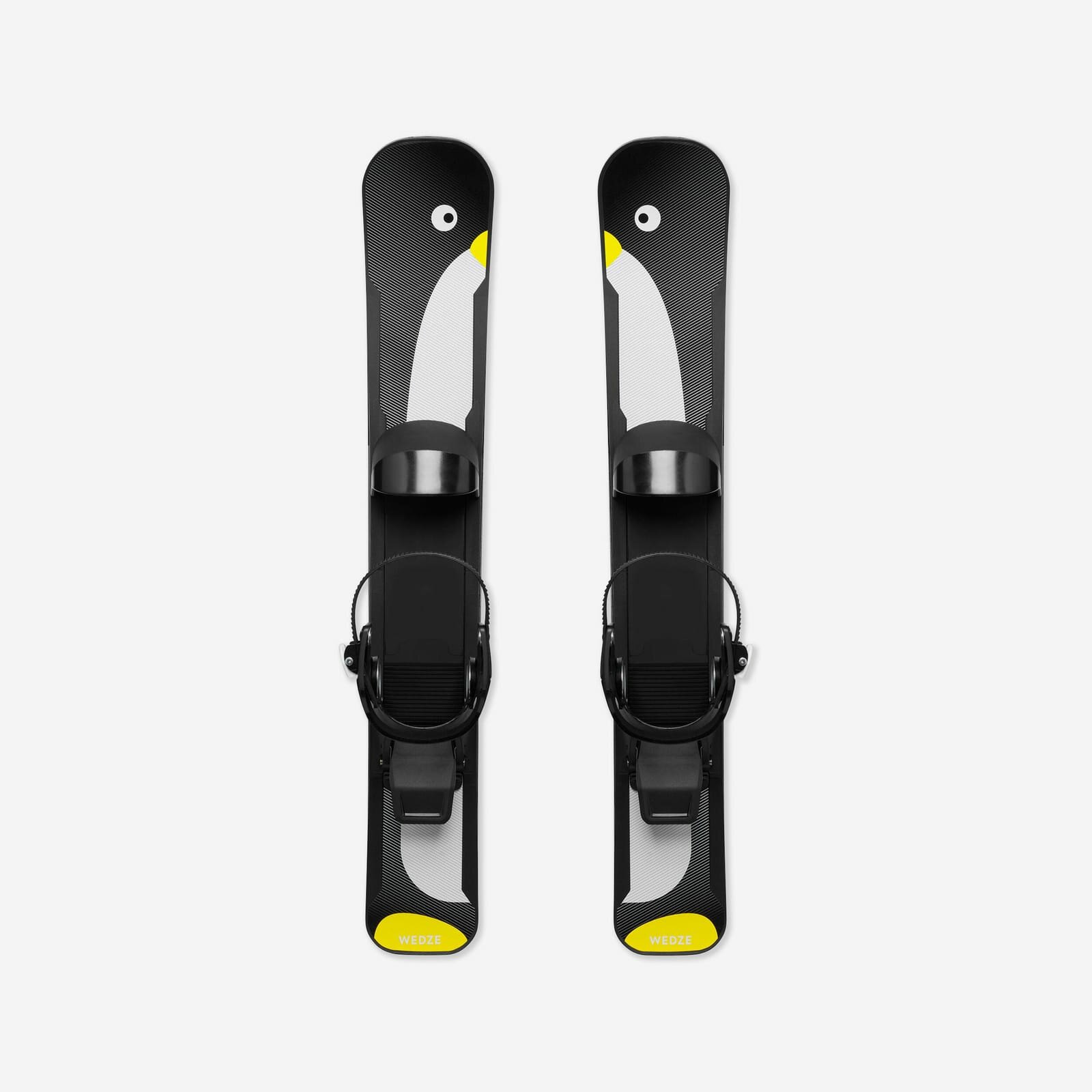 DECATHLON Горные лыжи Decathlon Wedze First Glide, черный/желтый