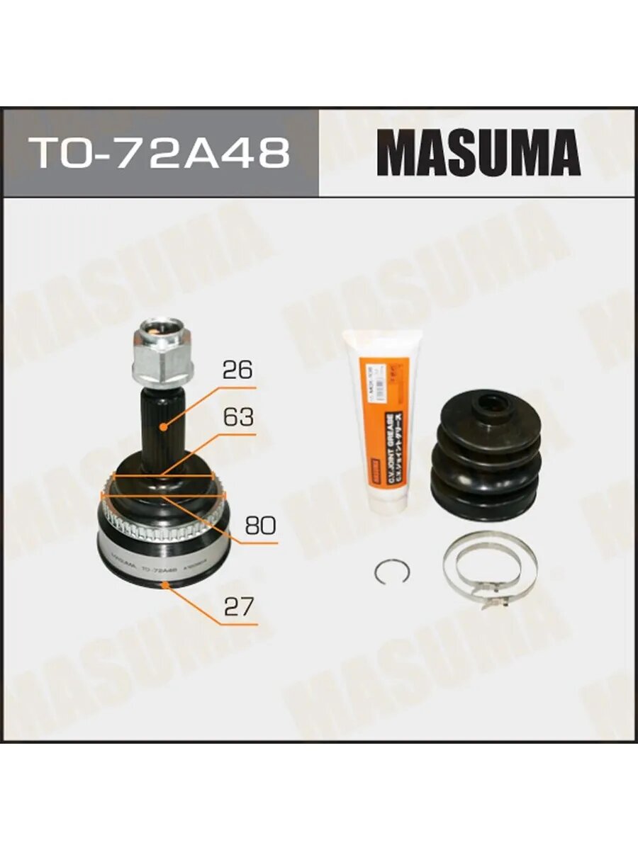 ШРУС для а/м Toyota Camry (V30, V40), RAV 4 00-05 наружный