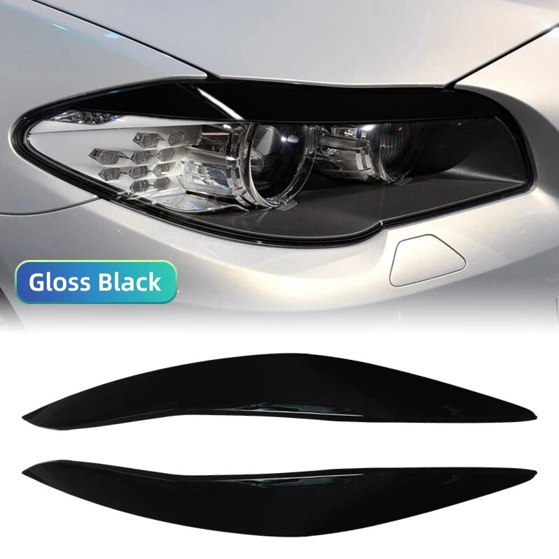 Накладки на фары Gloss Black для BMW 5 F10/F11