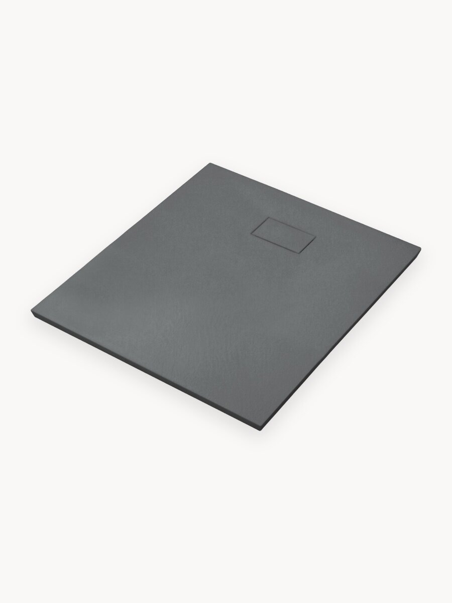 Поддон для душа WasserKRAFT Elbe 74T20, антискользящий, 90x80 см, черный