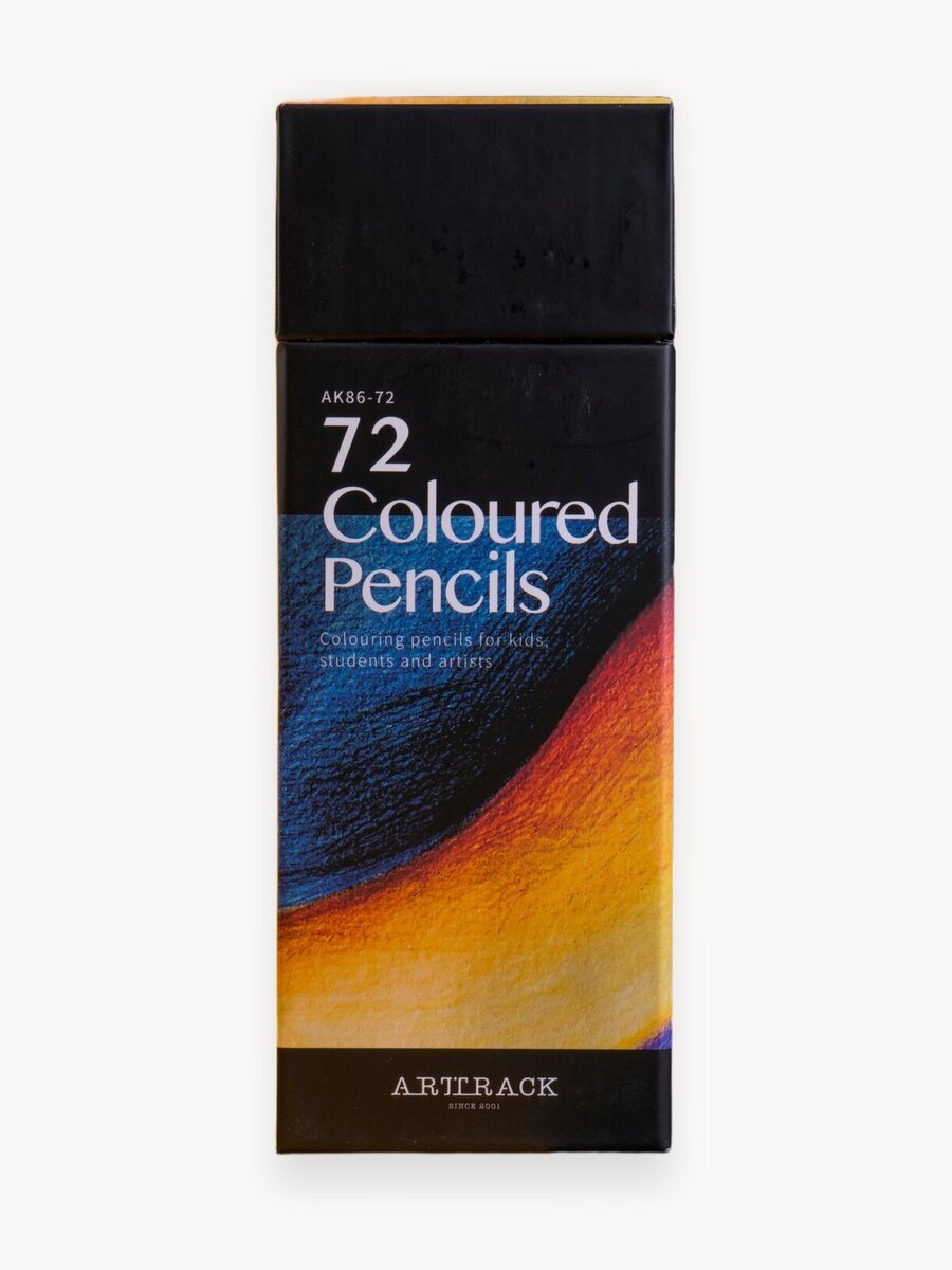 Набор цветных масляных карандашей для рисования и творчества 72 штуки