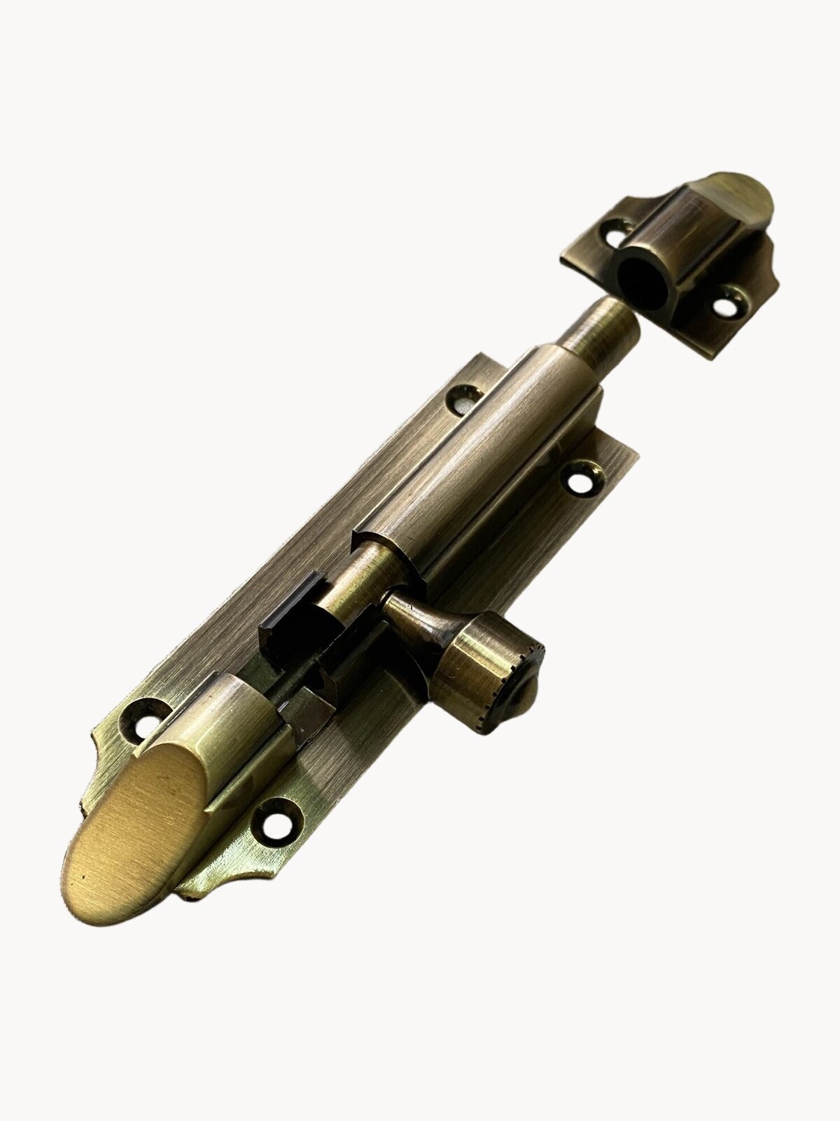 Задвижка шпингалет LB-412/A AB 100мм Бронза, винтажный стиль