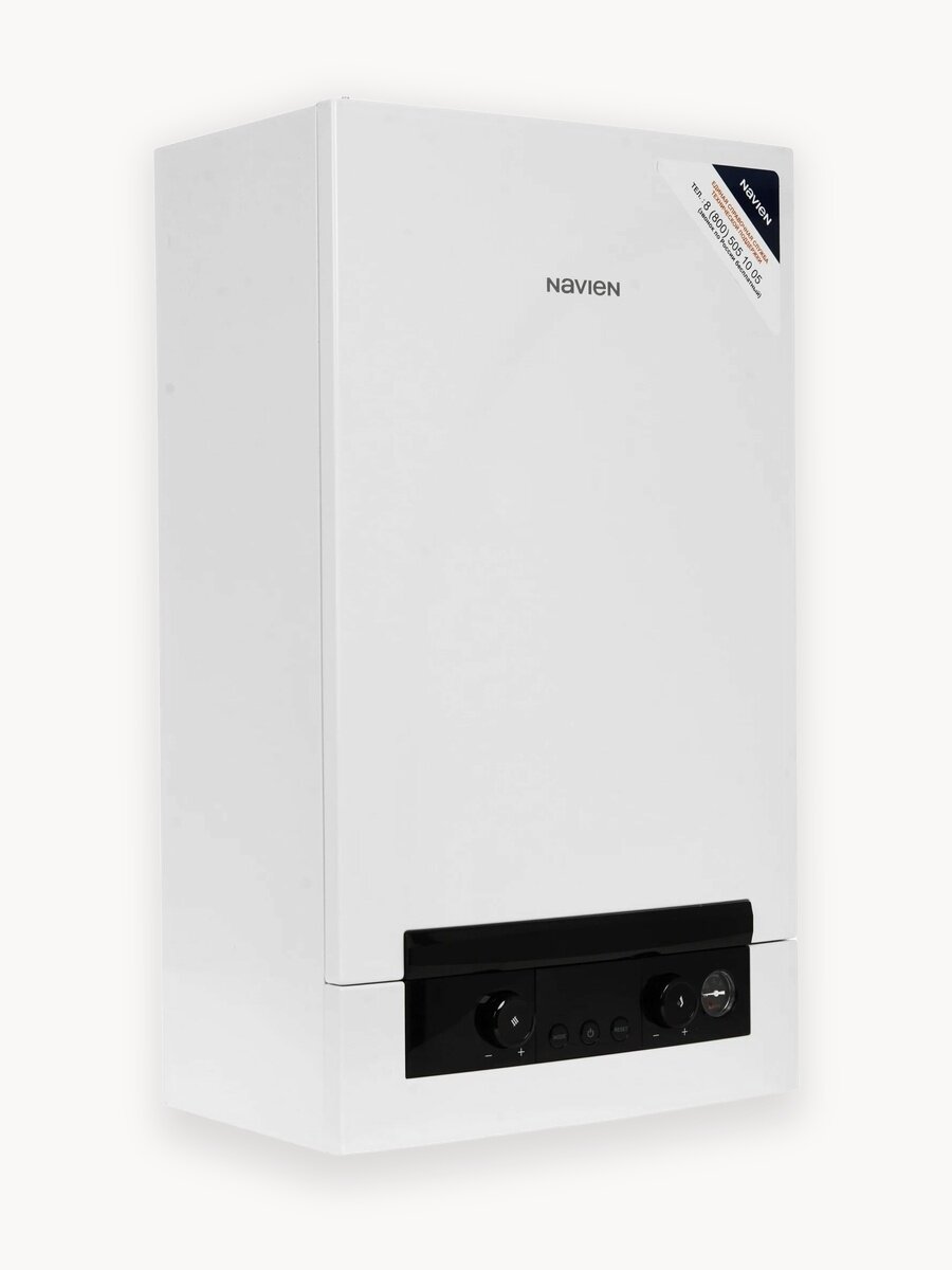 Газовый котел Navien "Heatluxe", настенный, двухконтурный, белый