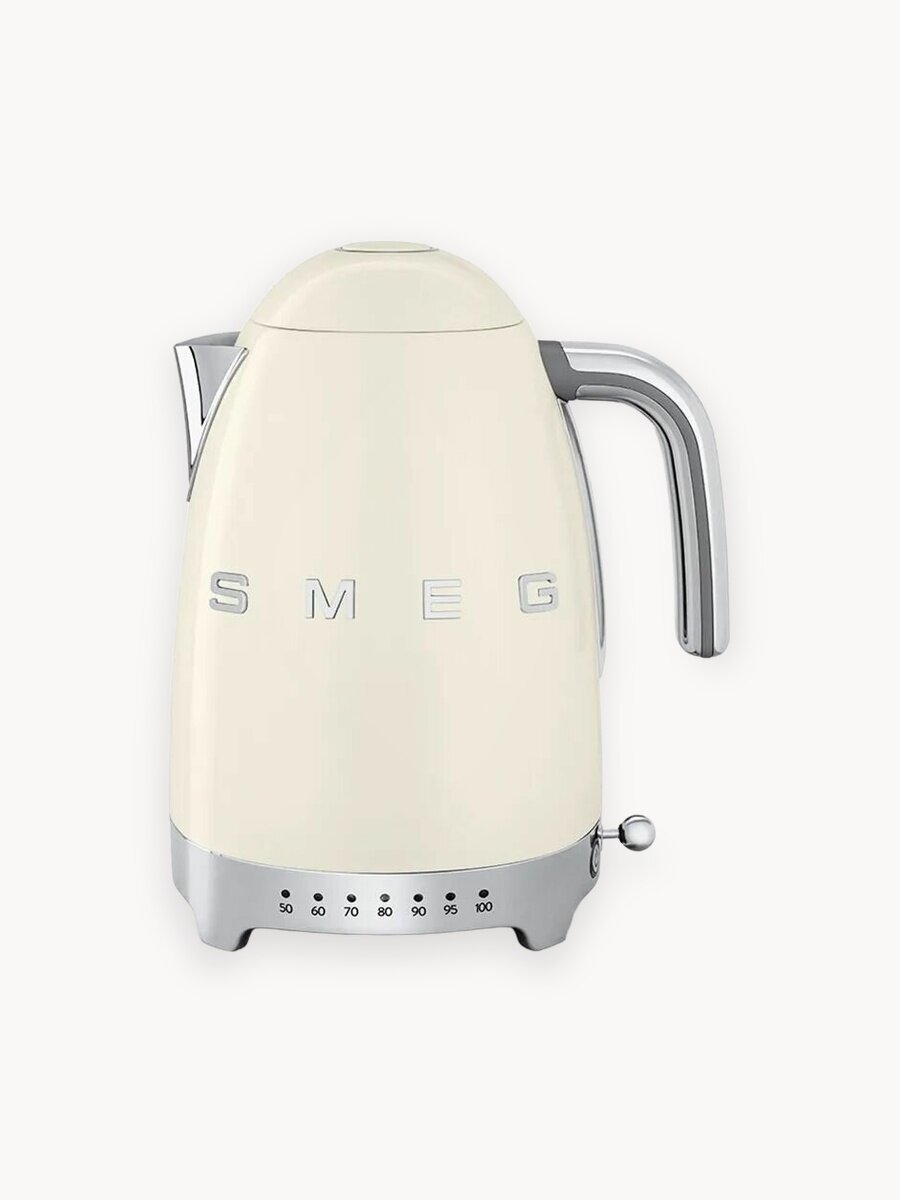 Smeg Электрический чайник klf04 F, белый, РетроЧайник