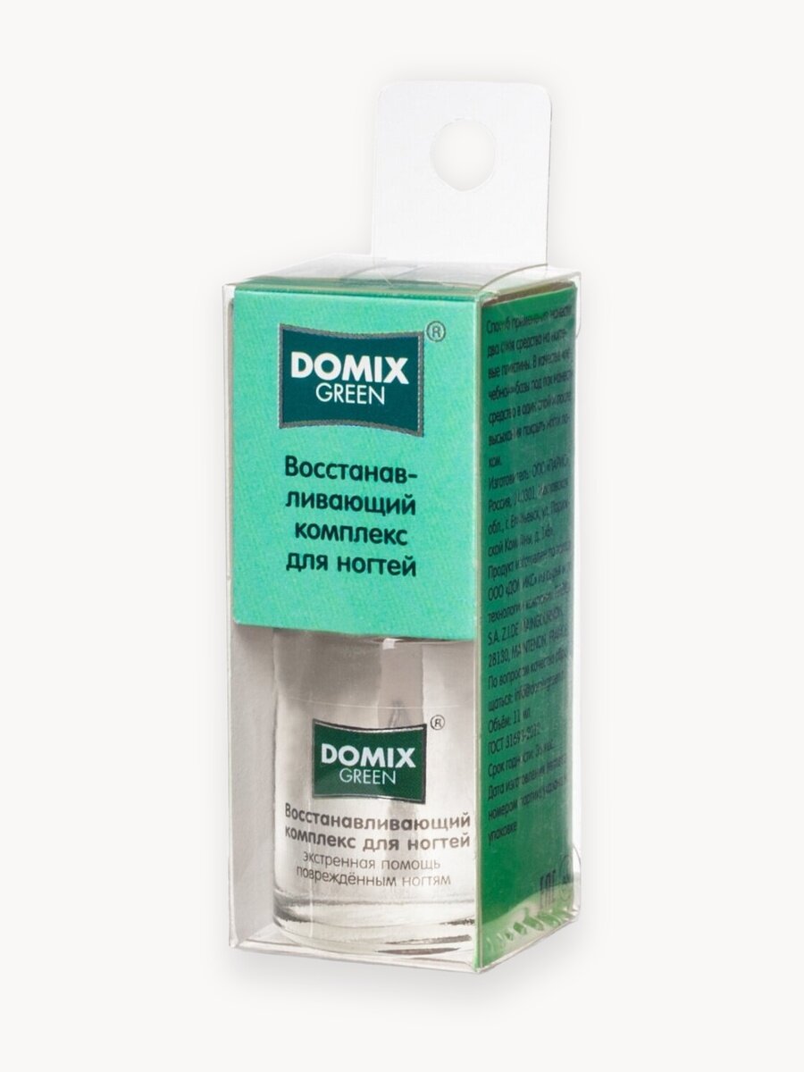 Восстанавливающий комплекс Domix Green, для ногтей, альпийская роза, лецитин, 11 мл
