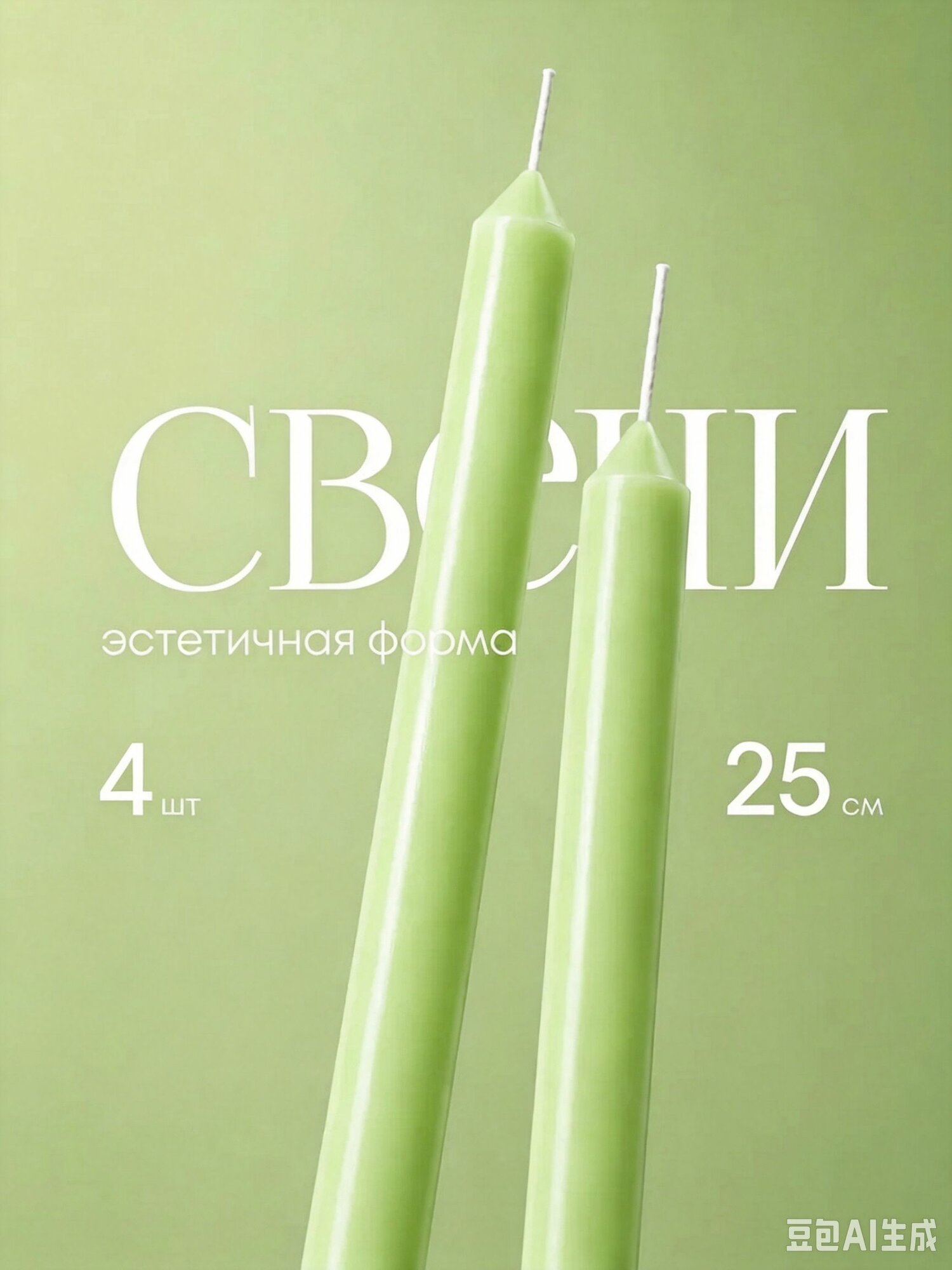 Свечи античные столовые высокие длинные для подсвечников декоративные интерьерные для дома