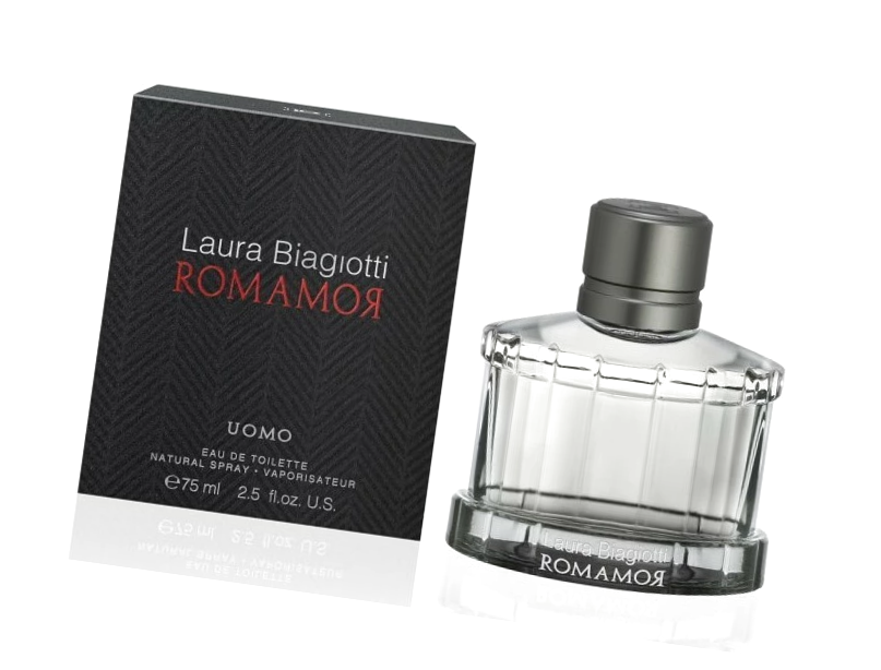 Laura Biagiotti Romamor Uomo 75 мл - мужской парфюм Лаура Биаджотти Ромамор Уомо