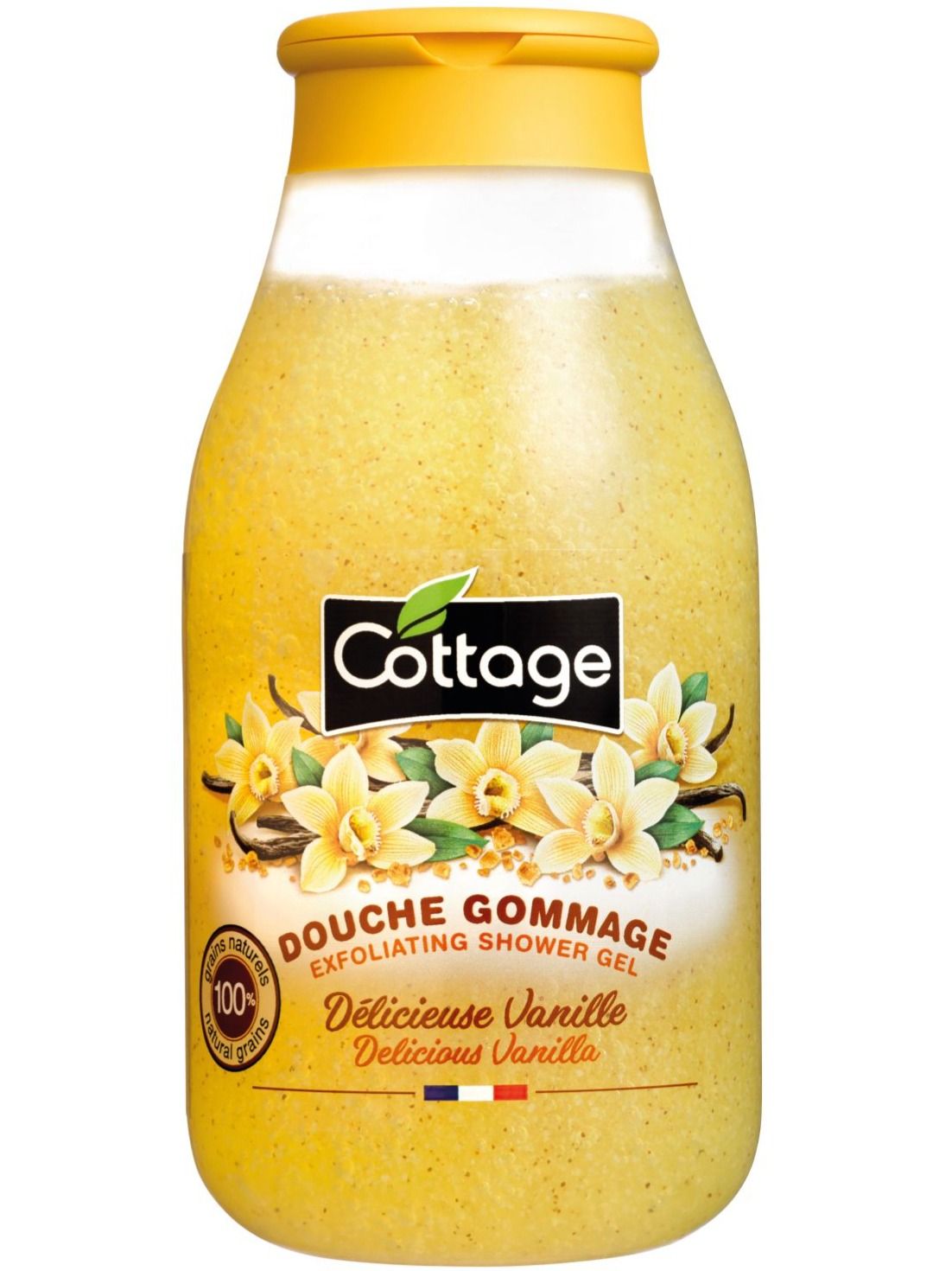 Cottage Гель для душа отшелушивающий - ваниль Exfoliating Shower Gel - Delicious Vanilla 270 мл