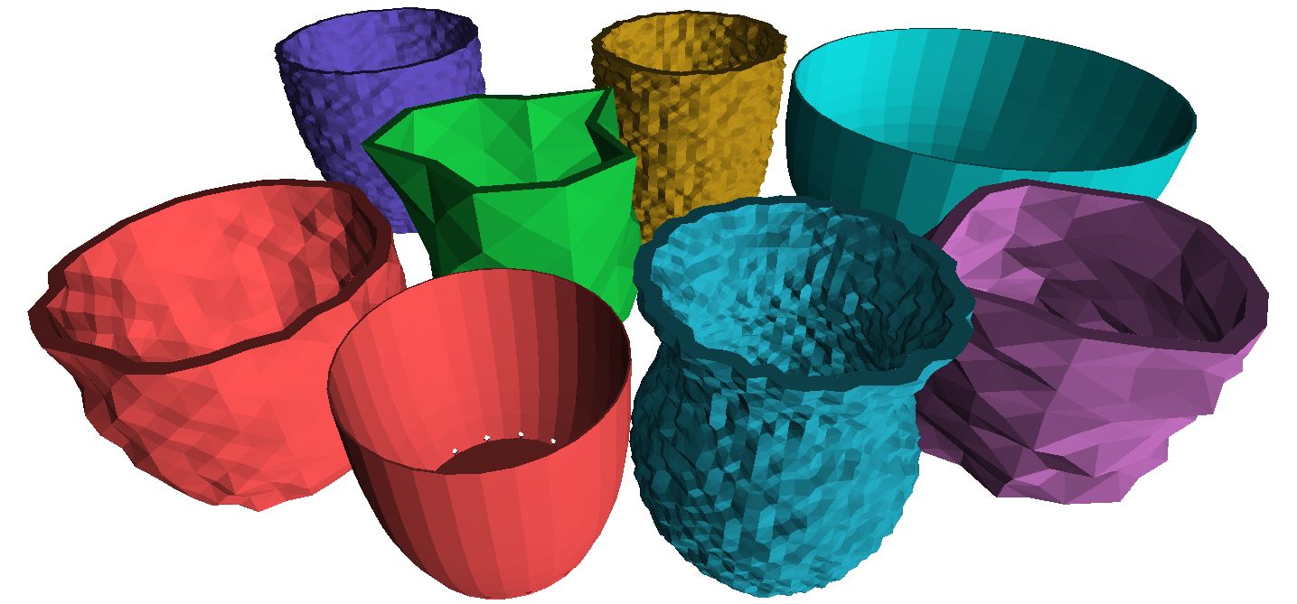 Кашпо для растений дизайнерская, 3D-печать под заказ, арт. PZ-PLANT-TV-4949876